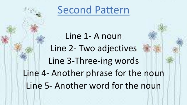 Cinquain Poem About Flowers