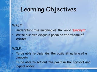 Cinquain Poems About Life