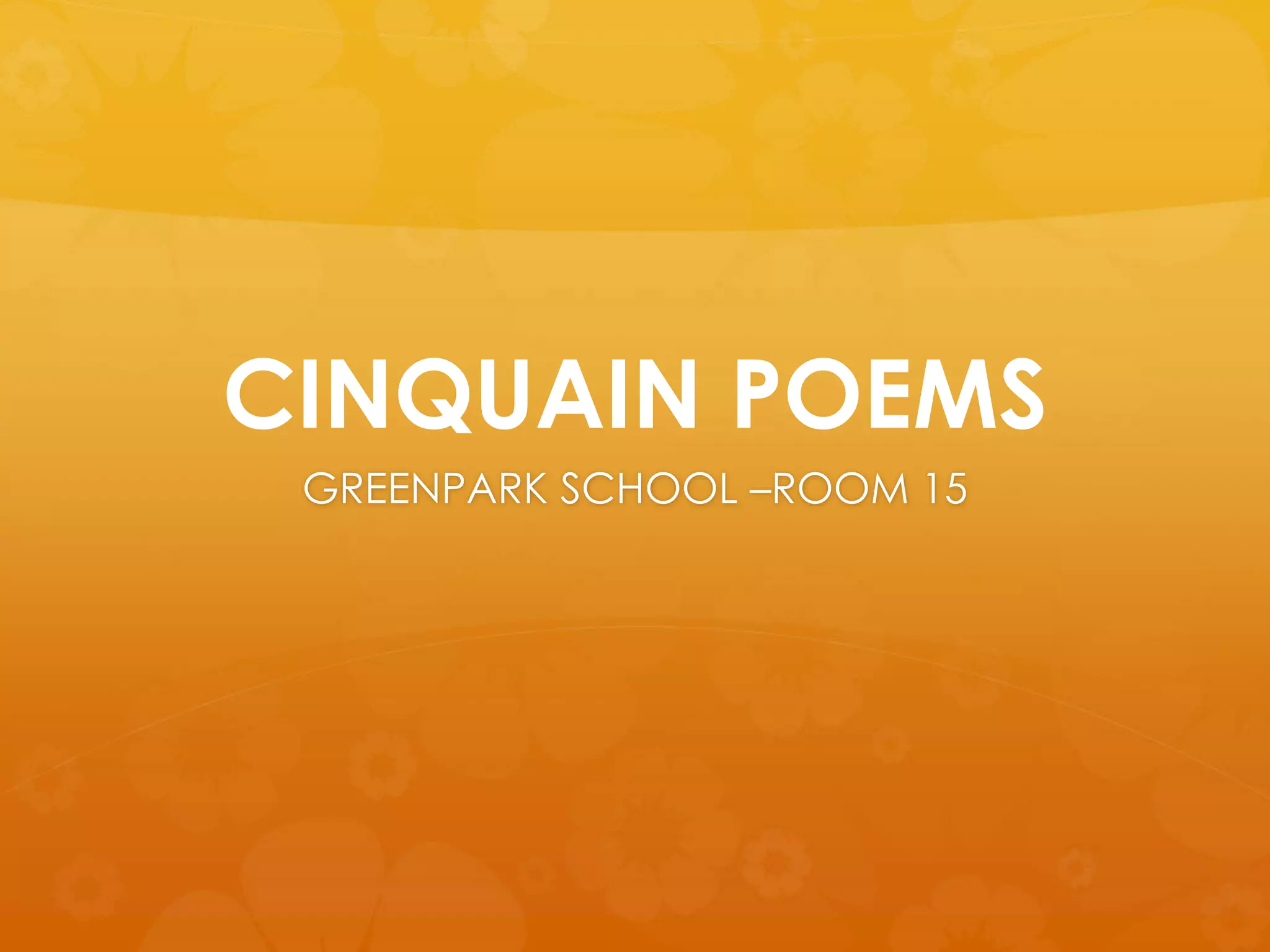 Cinquain poem | PPTX | Cats | Pets