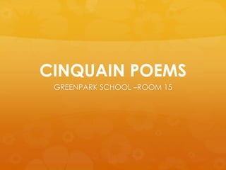 Cinquain poem | PPTX | Cats | Pets