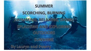 Cinquain Poems About Summer