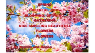 Cinquain Poem About Flowers