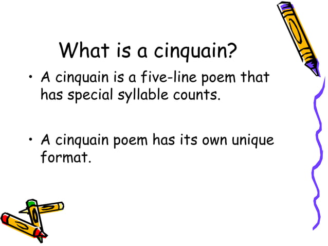 Cinquain power point lesson | PPT