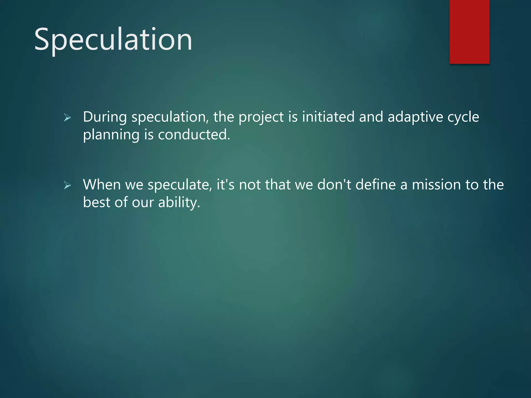 Adaptive software development | PPTX