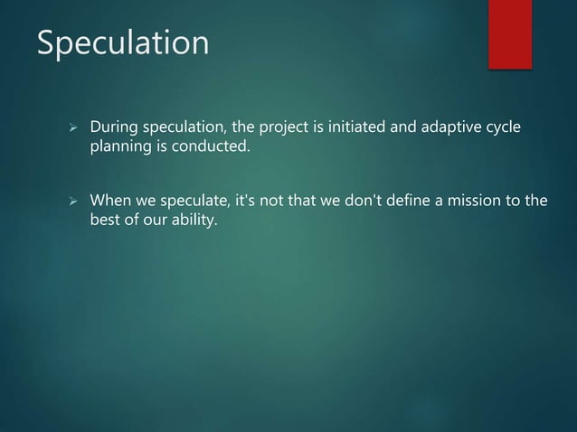 Adaptive software development | PPTX