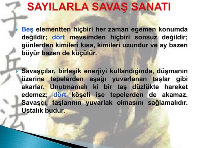 Cin sun tzu sayilarla savas sanati | PPT