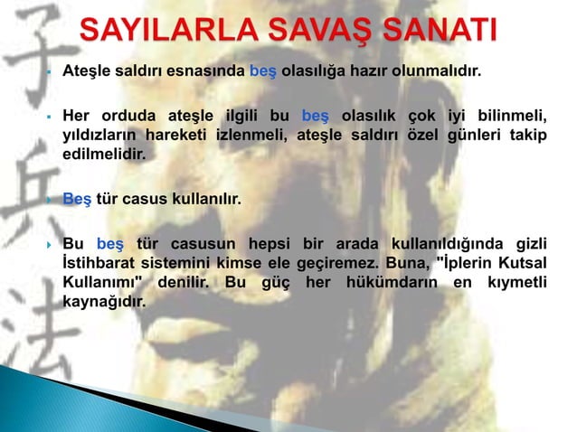 Cin sun tzu sayilarla savas sanati | PPT
