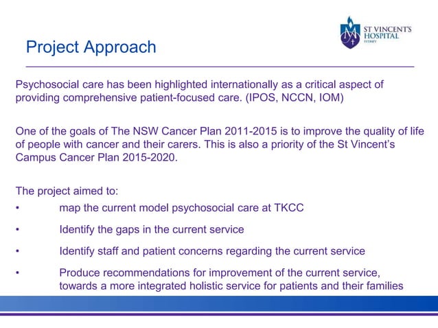 An integrated model of psychosocial cancer care: a work in progress… | PPTX