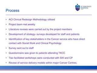 An integrated model of psychosocial cancer care: a work in progress… | PPTX