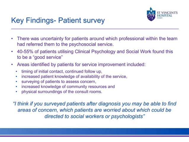 An integrated model of psychosocial cancer care: a work in progress… | PPTX