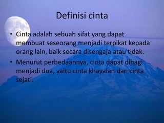 Cinta by novan | PPT