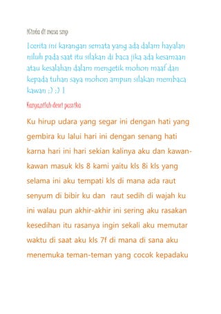 Cinta pertama | DOCX