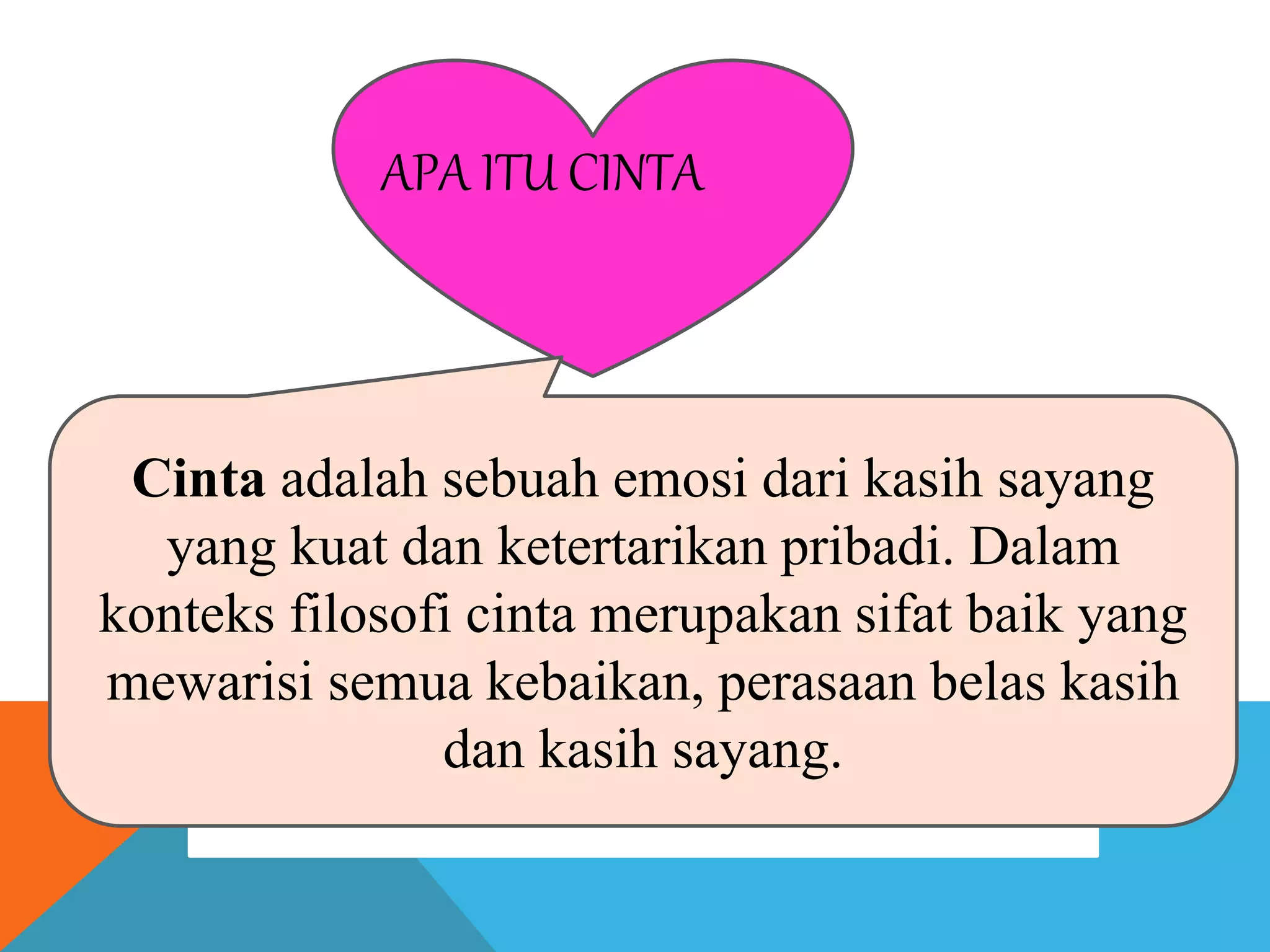 Materi Agama tentang Cinta | PPTX