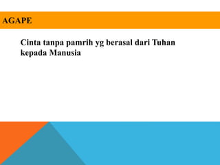 Materi Agama tentang Cinta | PPTX