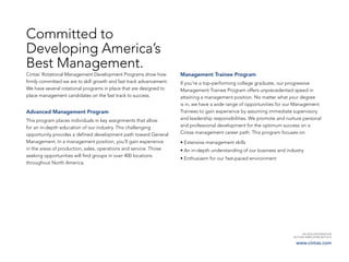 Cintas Careers Brochure | PPT