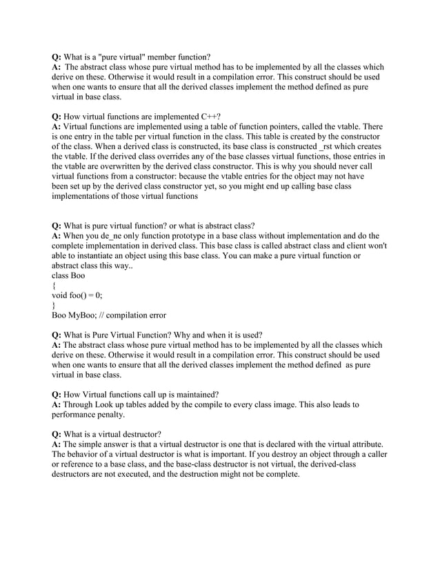 Sample Interview Question | PDF