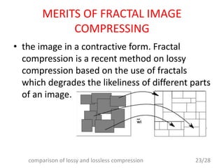 comparision of lossy and lossless image compression using various algorithm | PPT