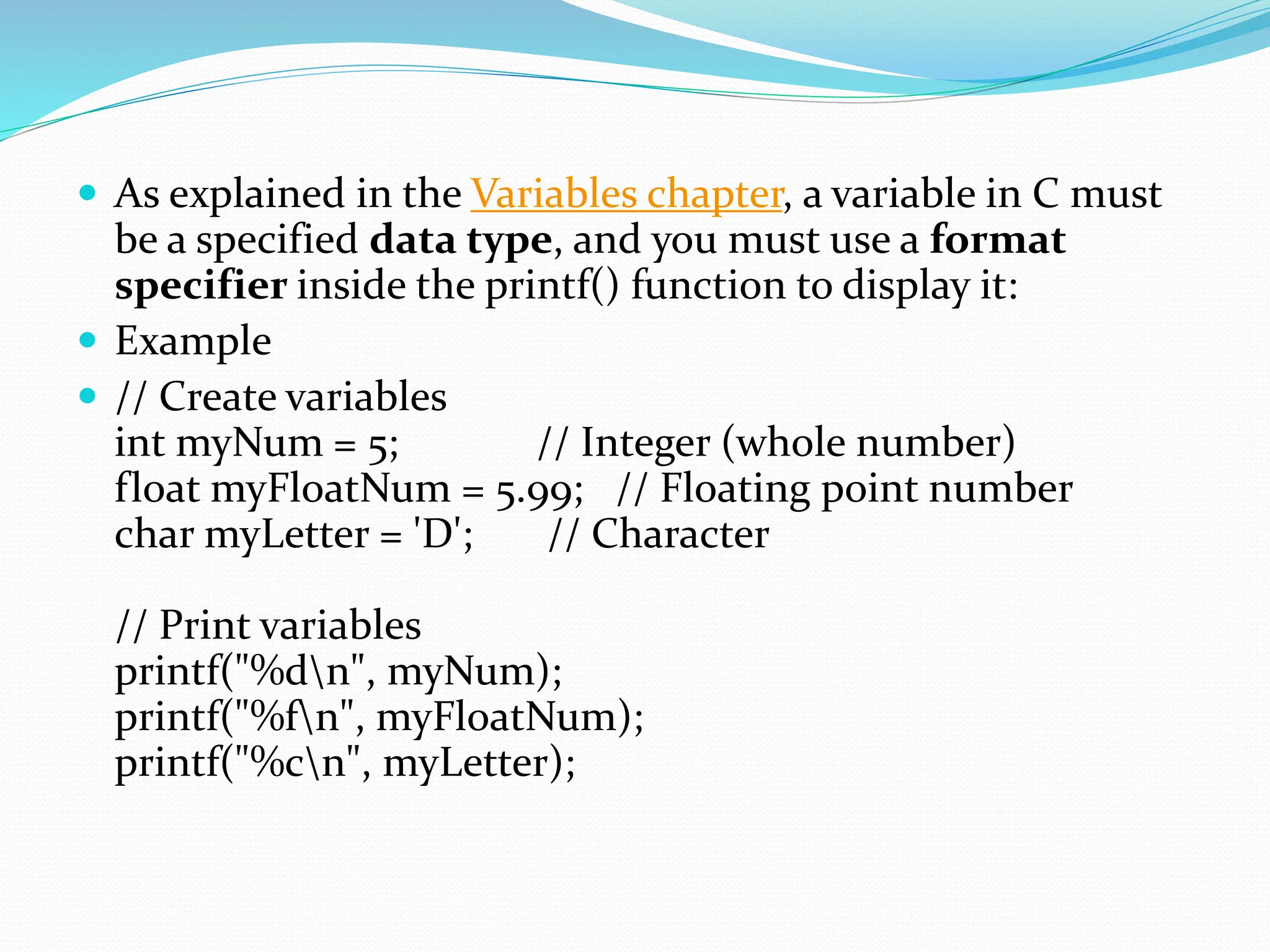 Introduction To C Programming Language Coding Ppt Free Download