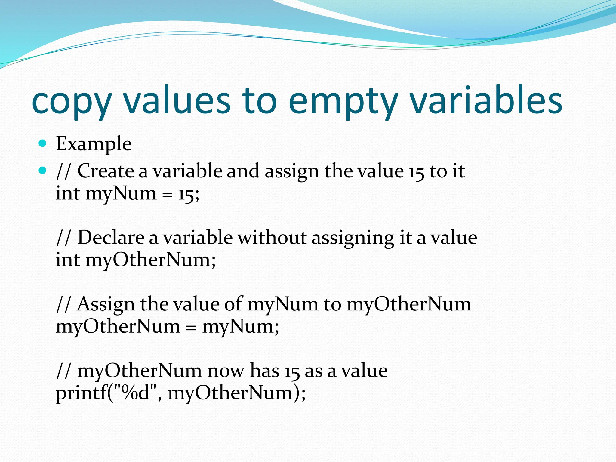 Introduction To C Programming Language Coding Ppt Free Download
