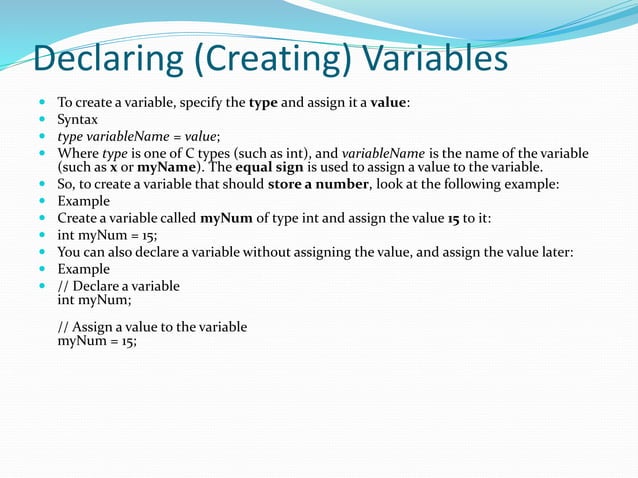 Introduction To C Programming Language Coding Ppt