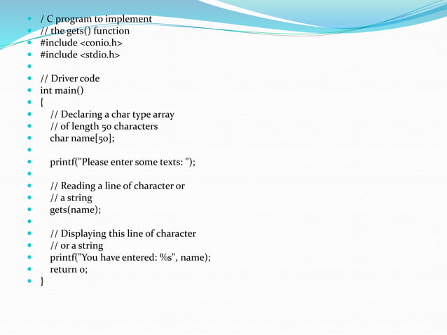 Introduction to C programming language. Coding | PPT