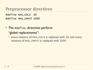 C introduction | PPT