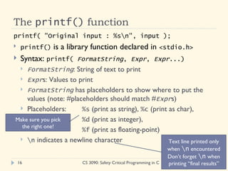 C introduction | PPT