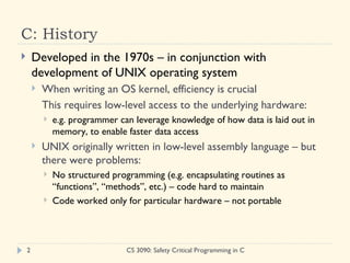 C introduction | PPT