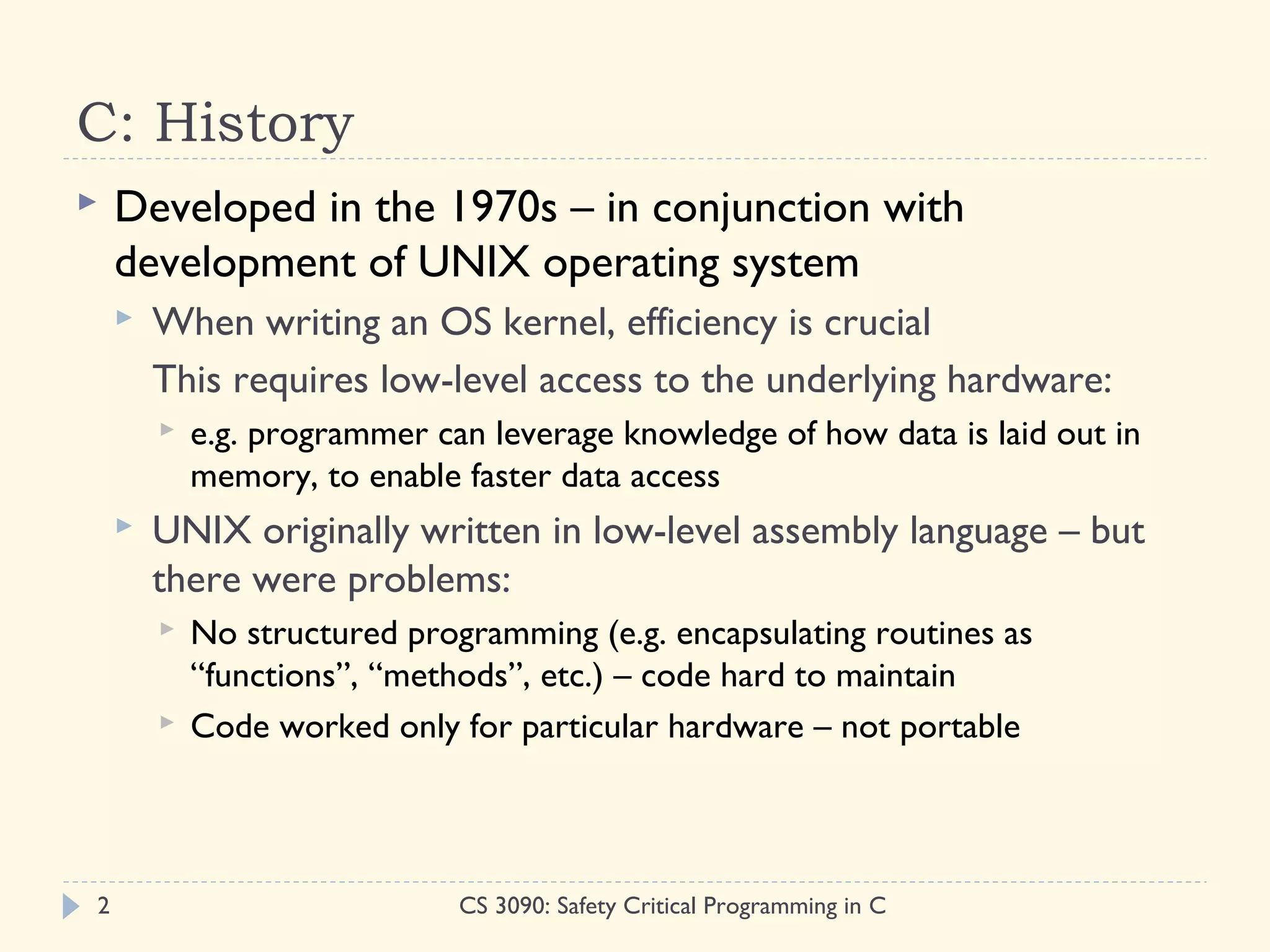C introduction | PPT