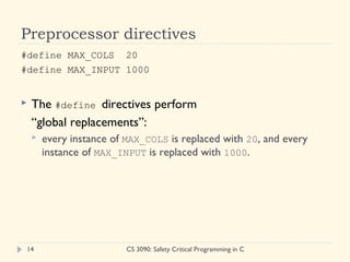 C introduction | PPT