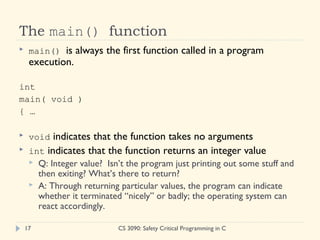 C introduction | PPT
