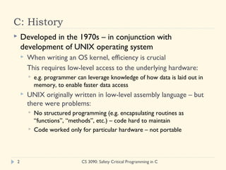 C introduction | PPT