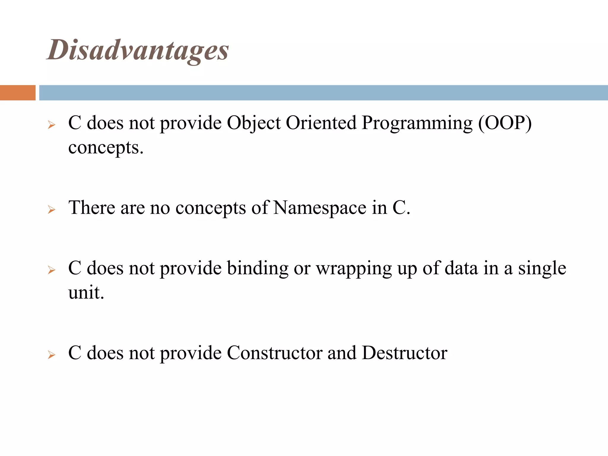 Introduction to C Programming Language | PPT