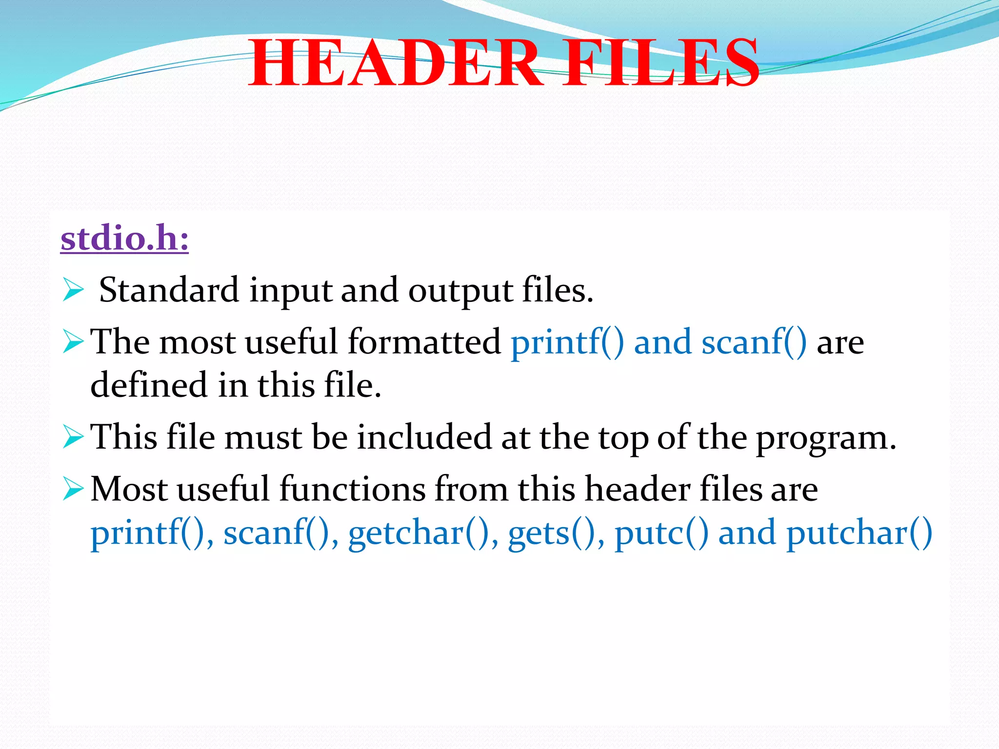 C introduction | PPT