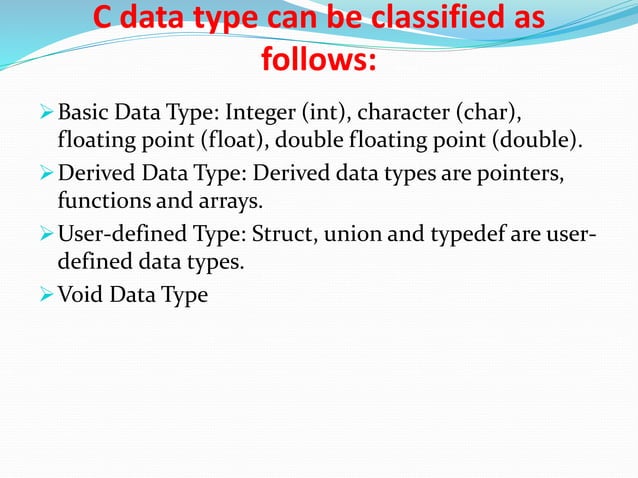 C introduction | PPT