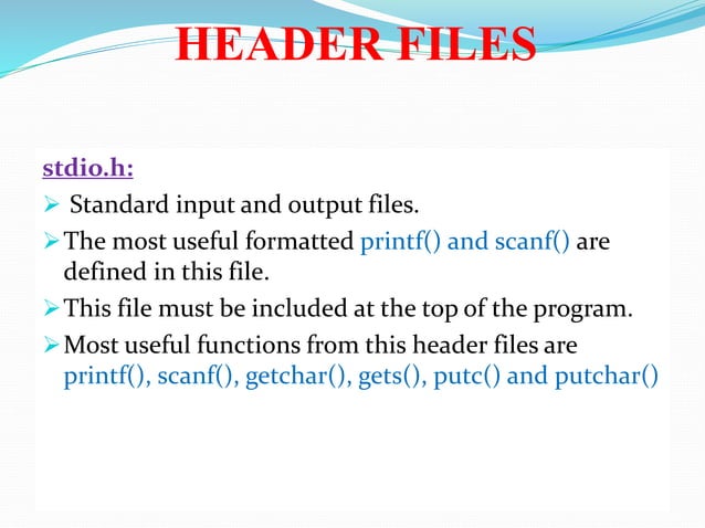 C introduction | PPT