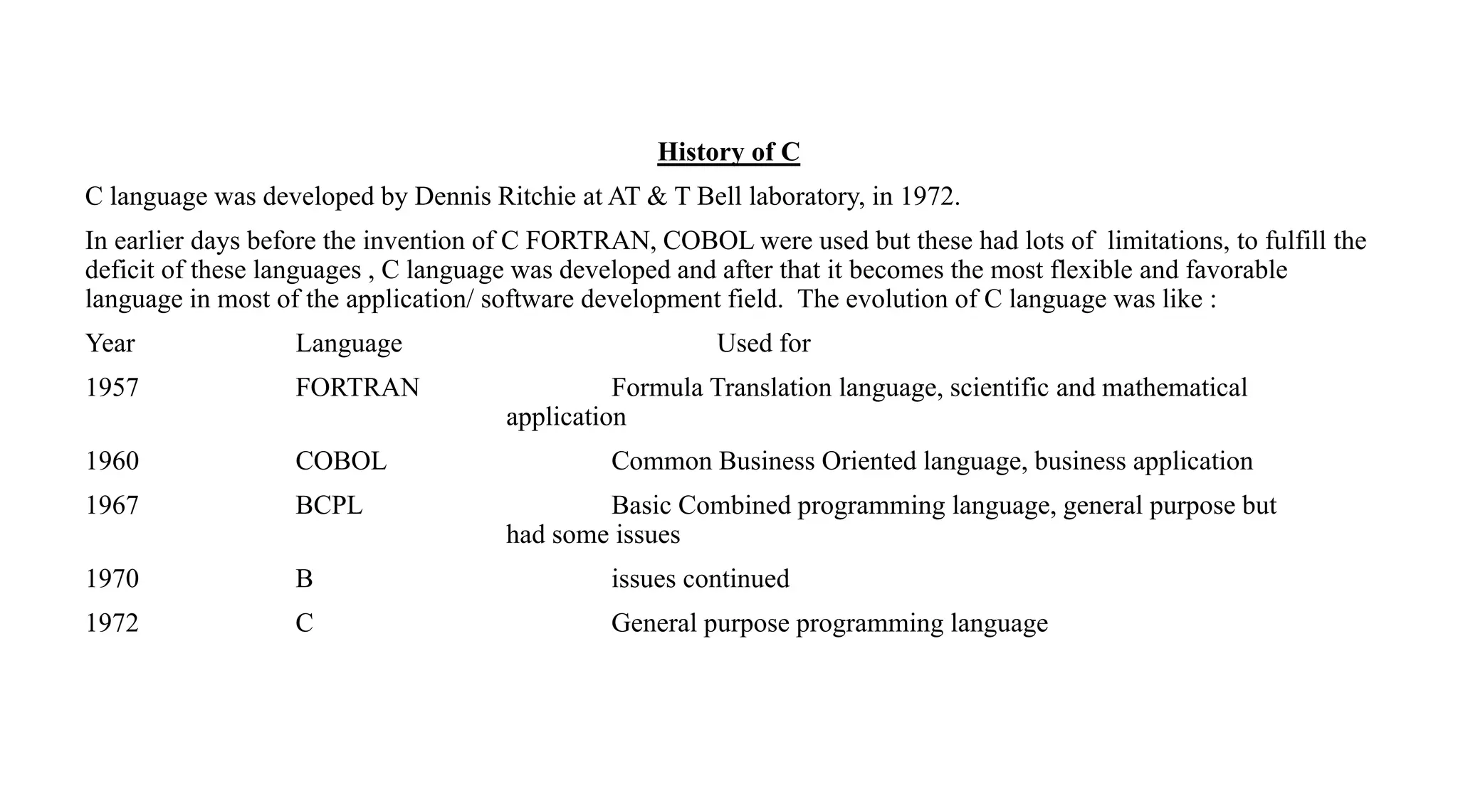 C Programming Introduction For Beginnerspdf