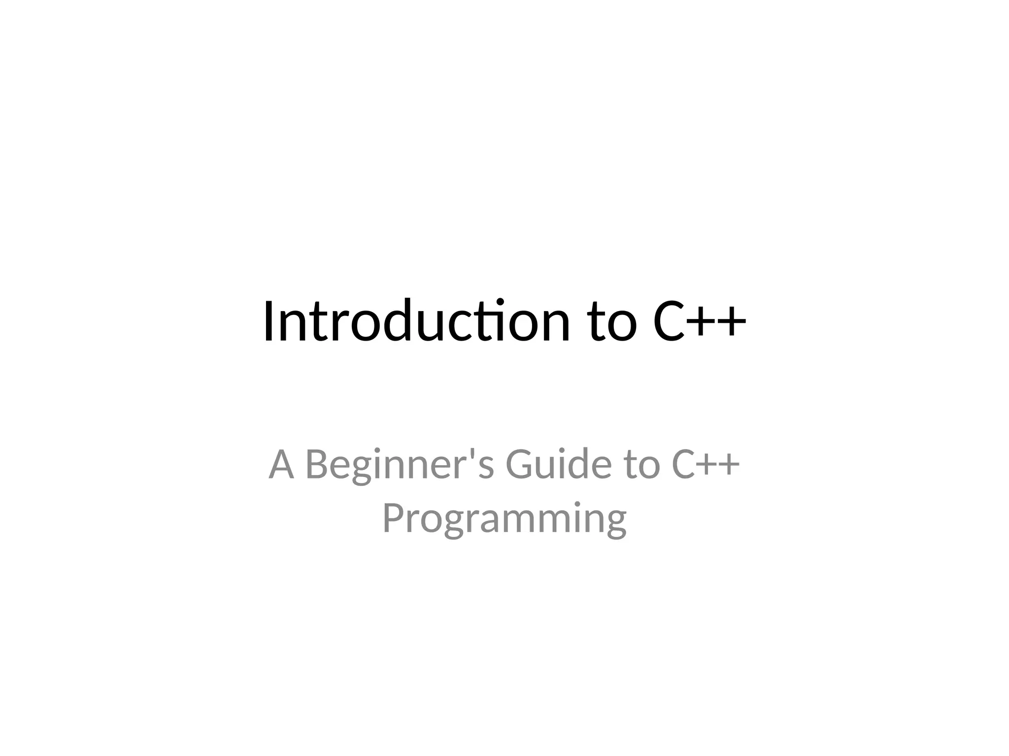 C++_Introduction_Presentation_engineerin | PPTX