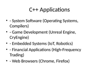 C++_Introduction_Presentation_engineerin | PPT