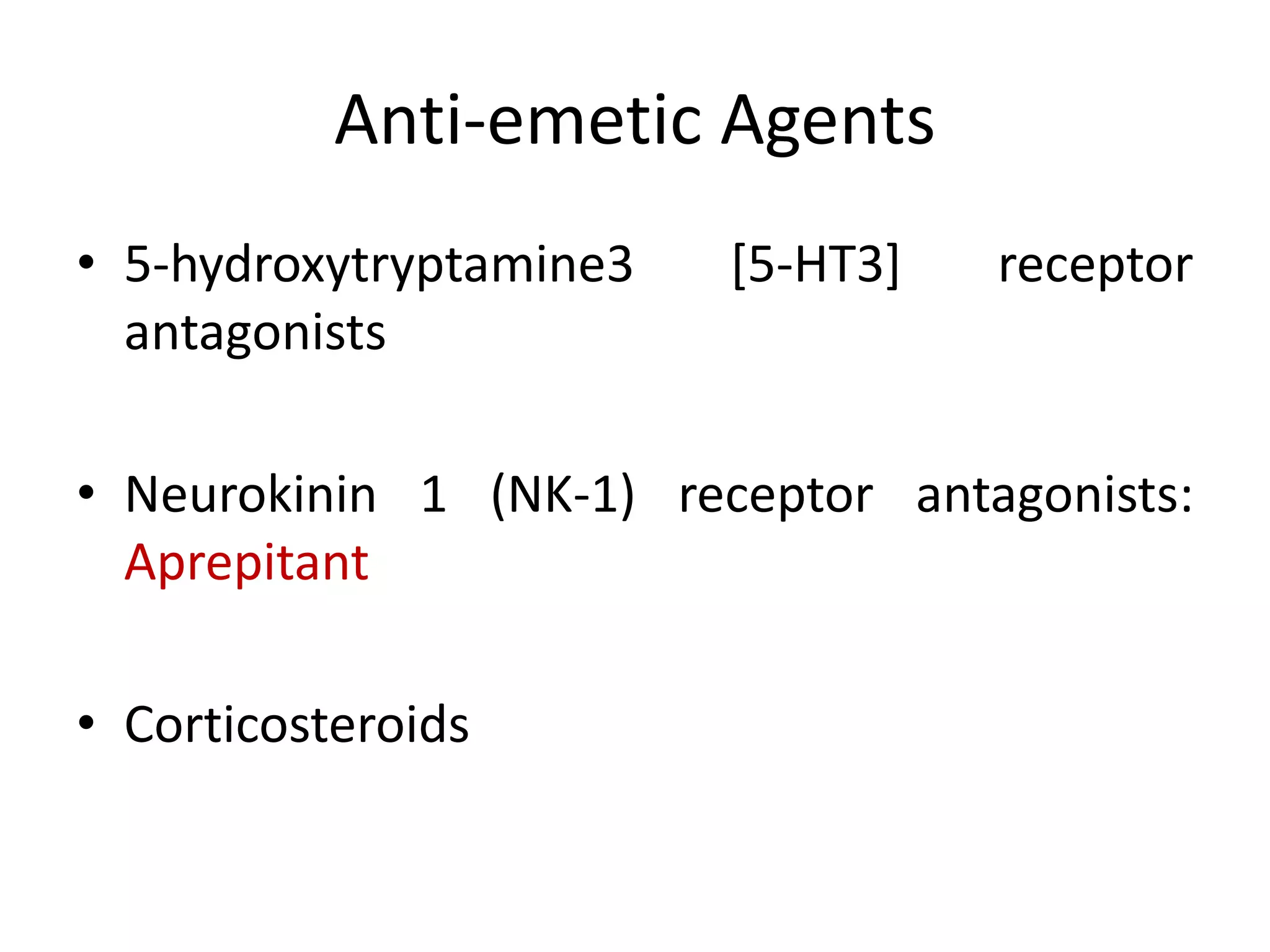 Chemotherapy induced Nausea and Vomiting (CINV) - Dhaval joshi | PPT