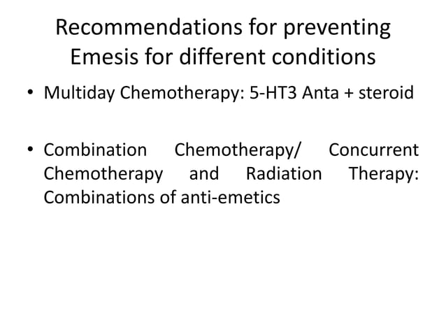 Chemotherapy induced Nausea and Vomiting (CINV) - Dhaval joshi | PPT