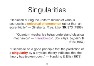 Moving quantum baths: From black holes to dry friction | PPT