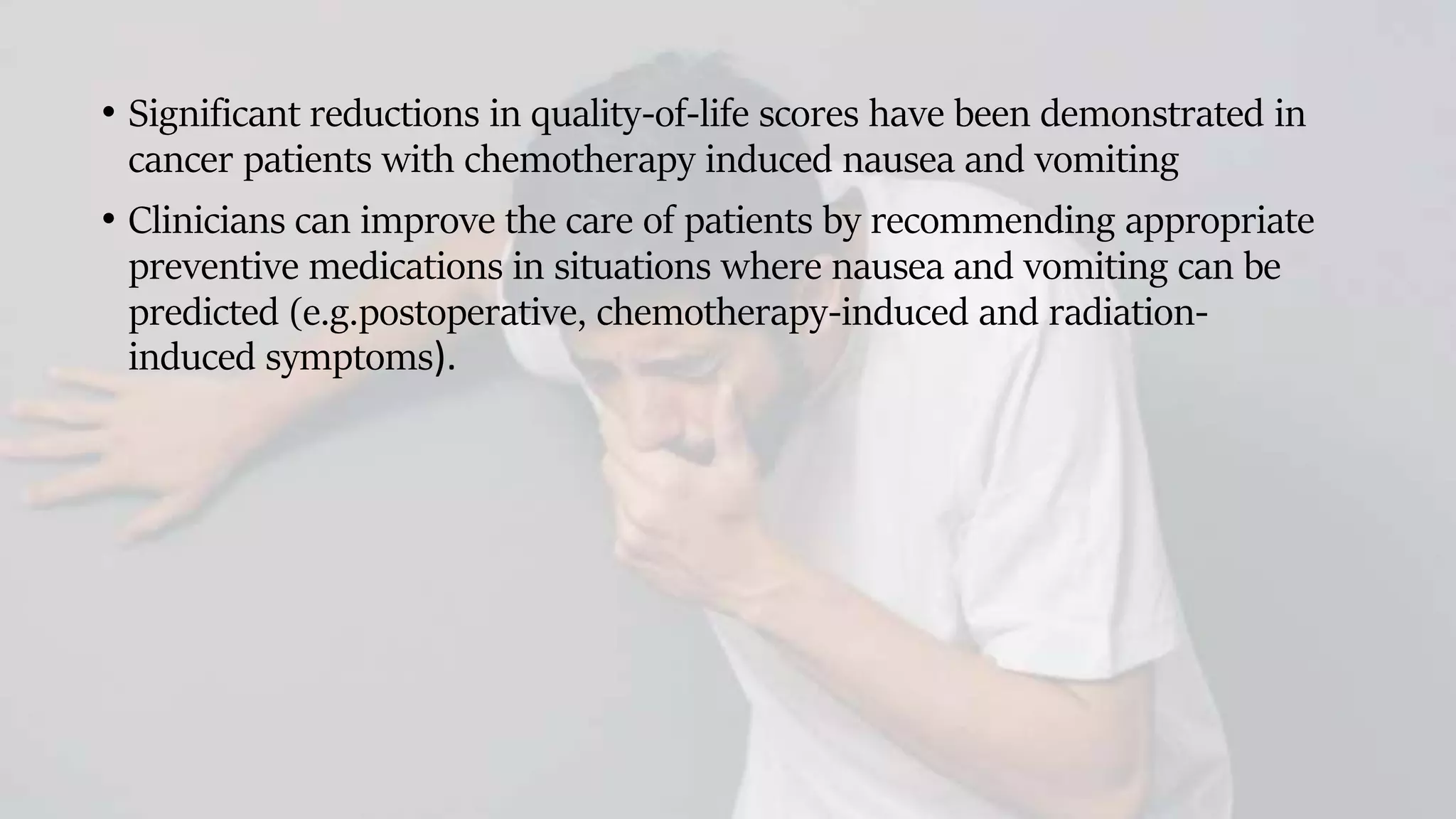 CINV ( Chemotherapy Induced Nausea and Vomitting ) | PPTX