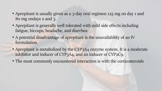 CINV ( Chemotherapy Induced Nausea and Vomitting ) | PPTX