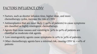 CINV ( Chemotherapy Induced Nausea and Vomitting ) | PPTX