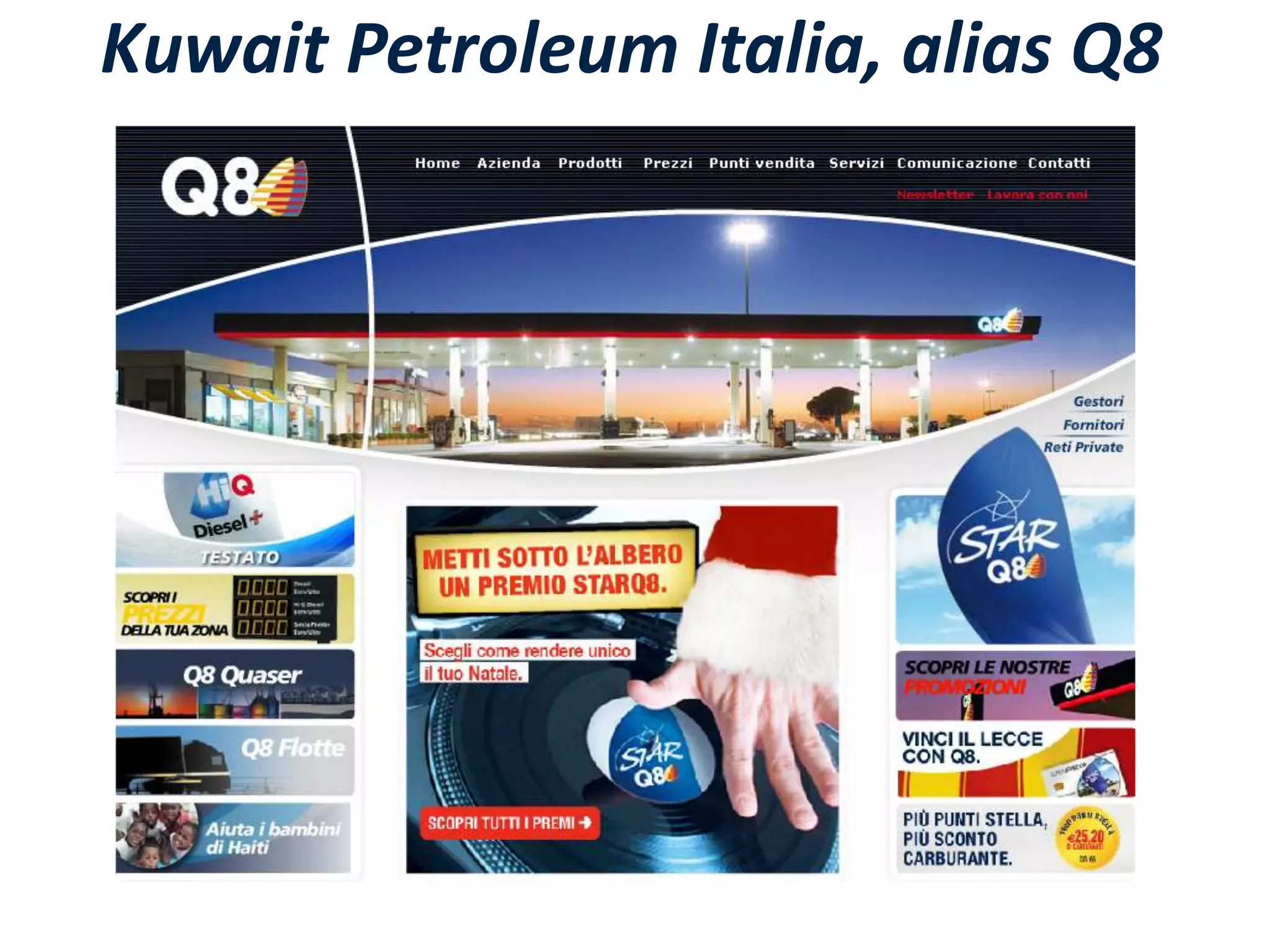 Cinzia Petrucci Presentazione Q8 Recard | PPT