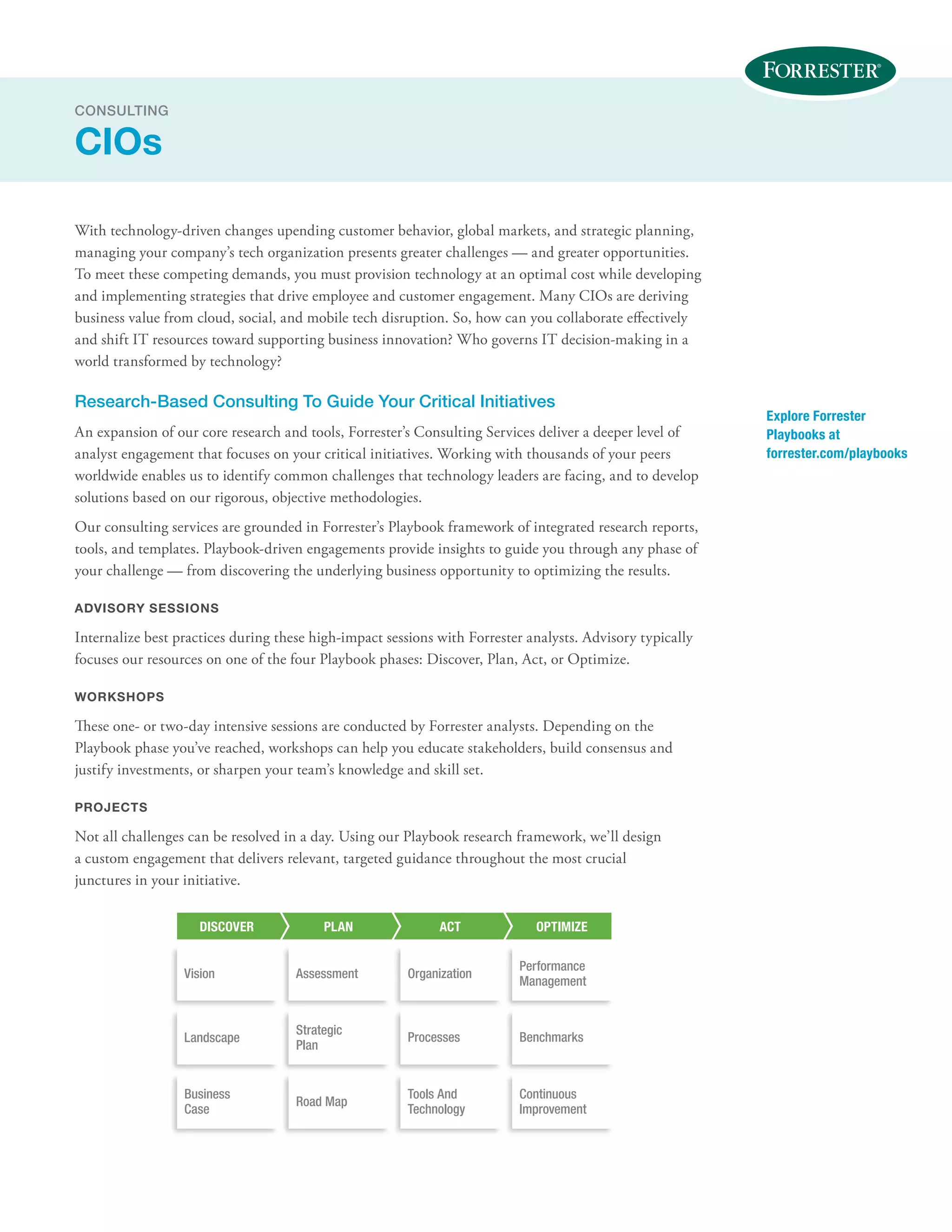CIO Strategy Consulting Offerings APAC | PDF