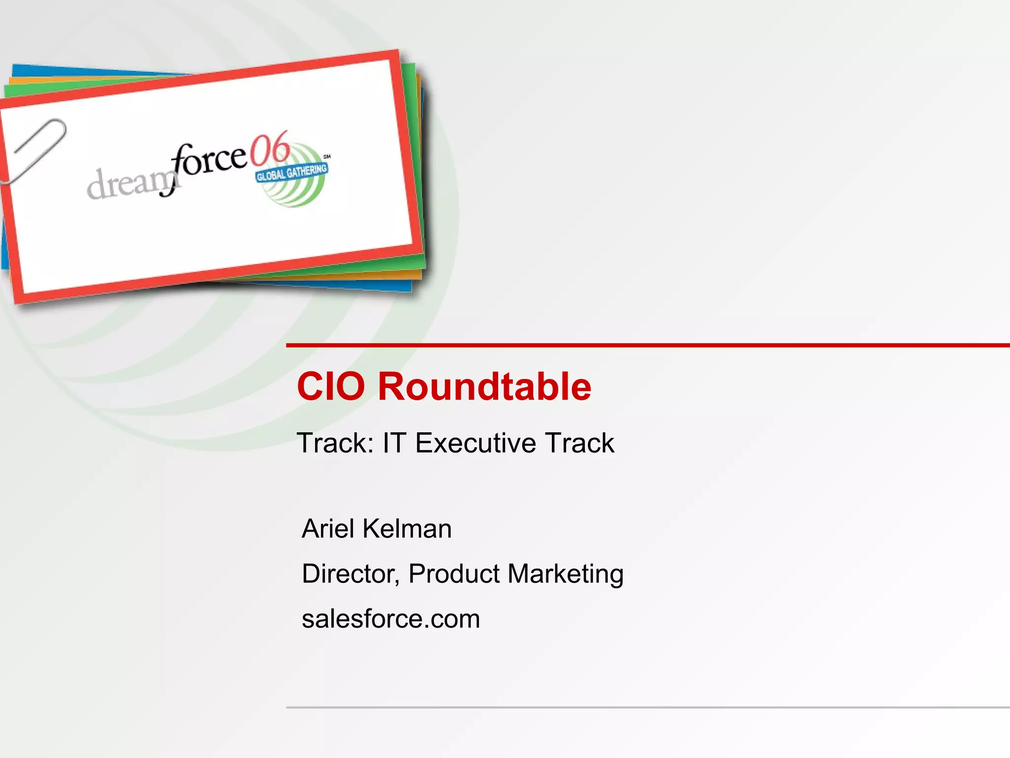 CIO Roundtable | PPT