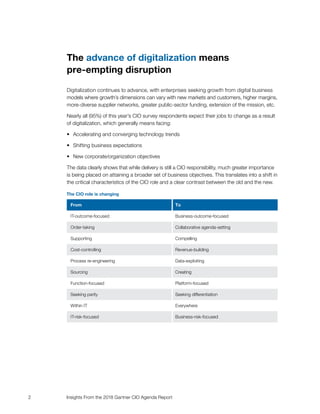 CIO Agenda 2018 | PDF