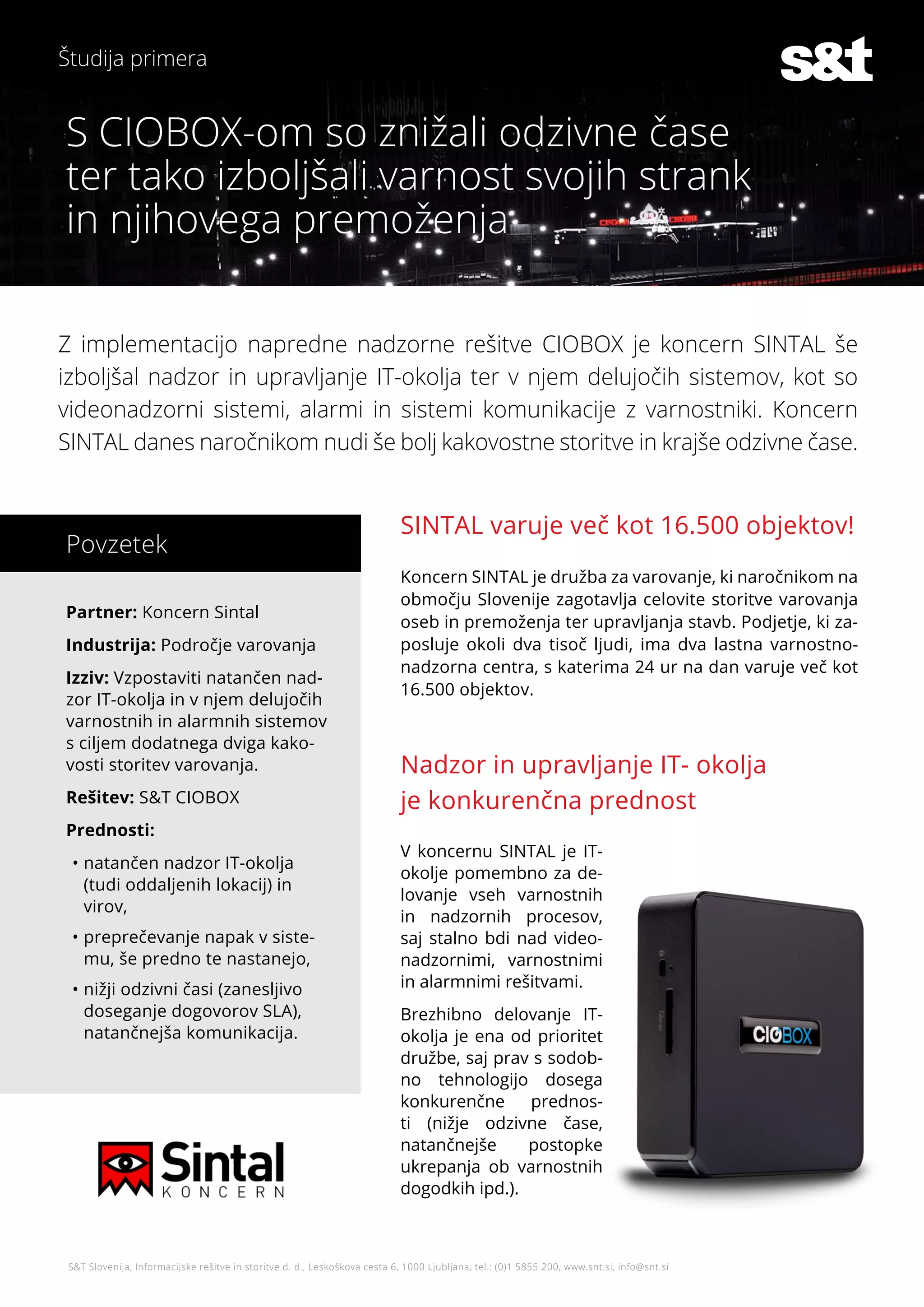 CIObox - Project SINTAL | PDF